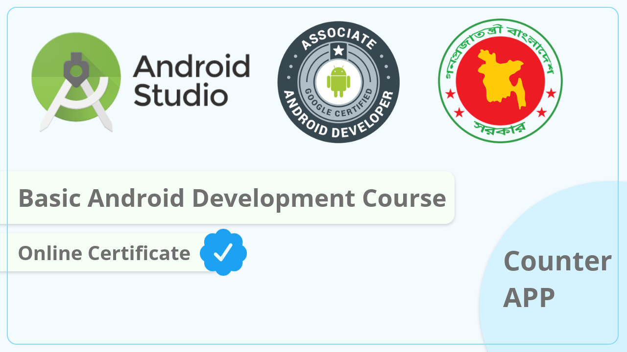 Android Studio Counter Application Md Roman Sarkar